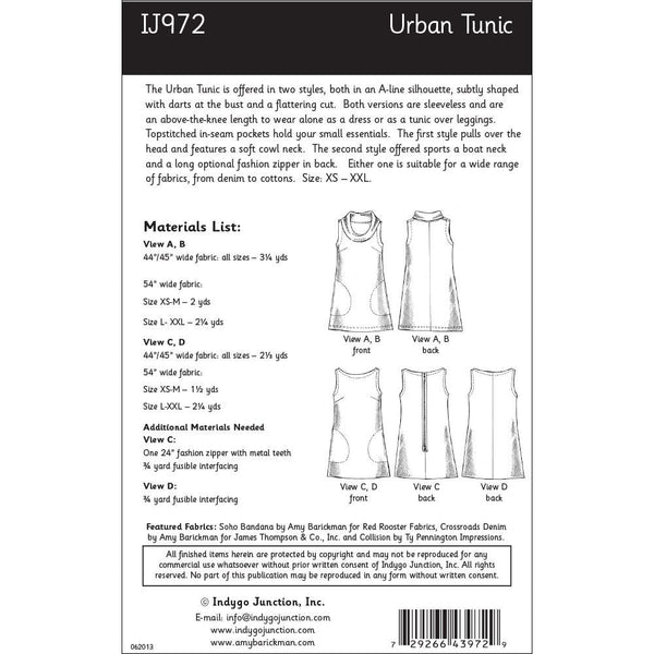 Urban Tunic Pattern – Saltwater Fabrics